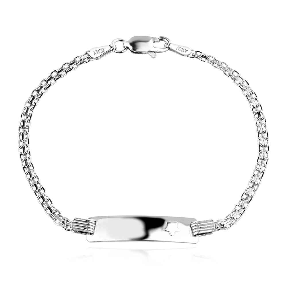 Детска сребърна гривна - Marc star – Selina Jewellery
