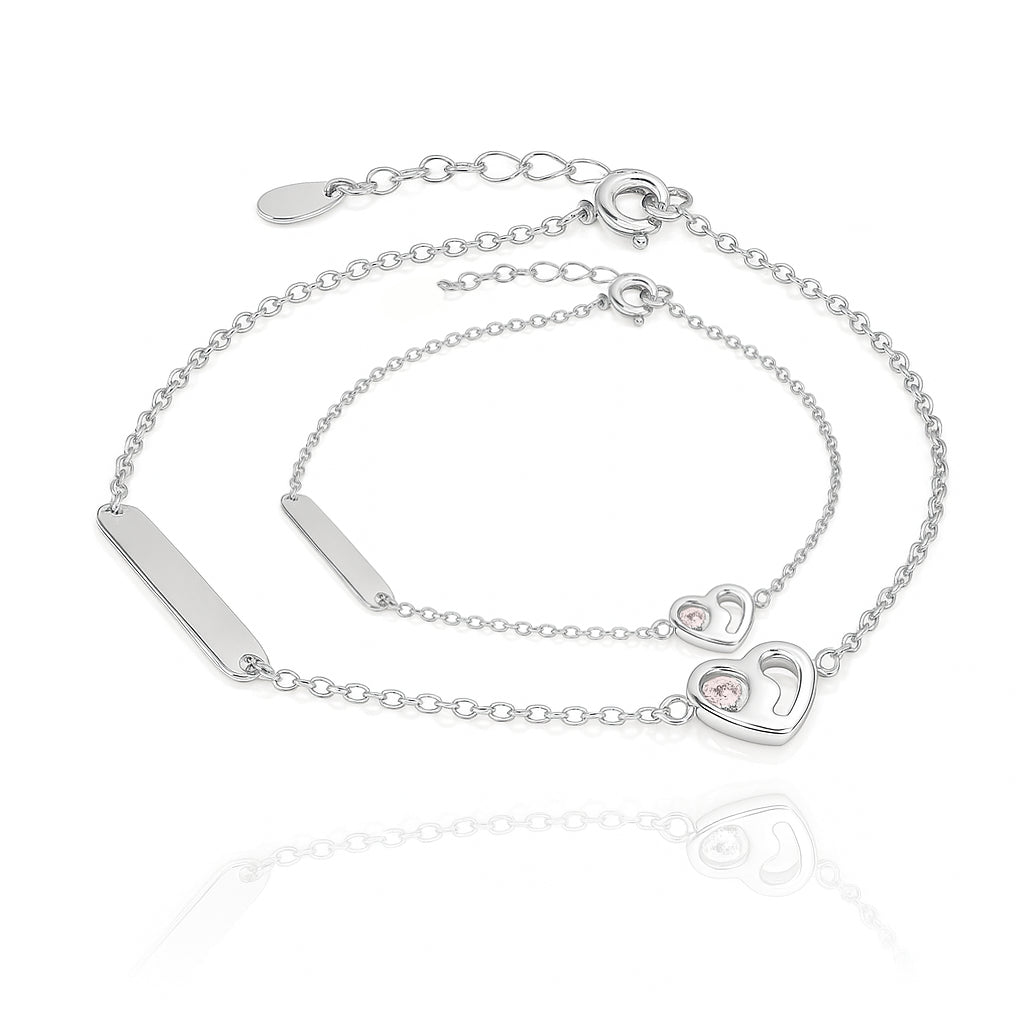 Комплект гривни - Forever Bond Pink – Selina Jewellery