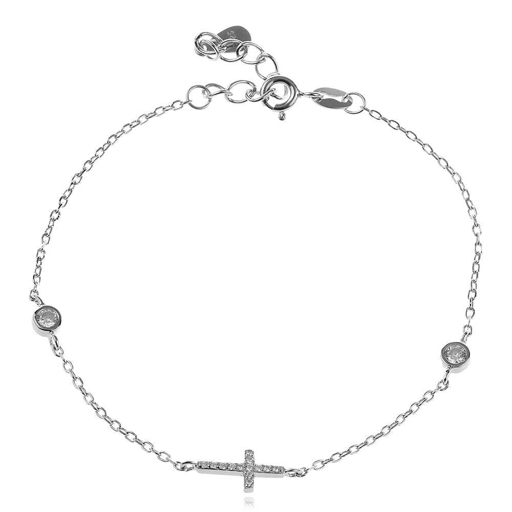 Сребърна гривна - Faith – Selina Jewellery