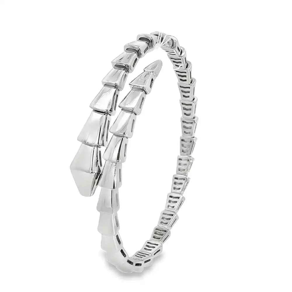 Сребърна гривна - Serpent Grace – Selina Jewellery